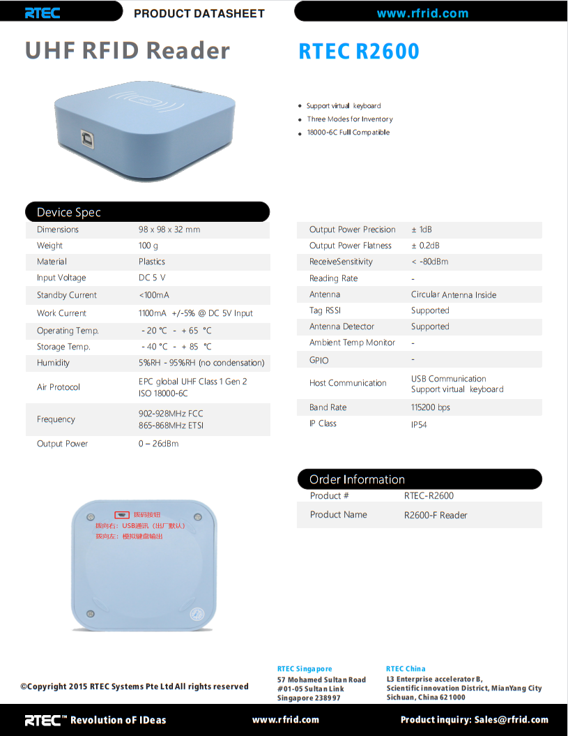 RFID R2600